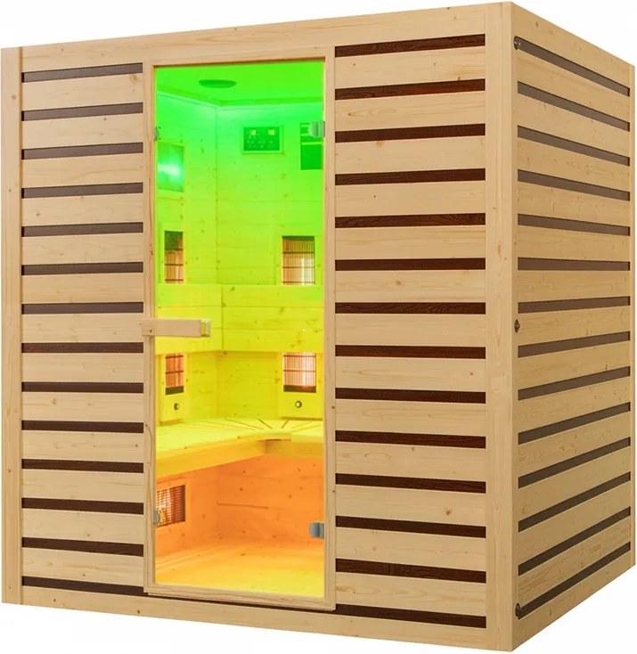 BPS-koupelny Infrasauna Relax HYD-6714 180x150, 3-4 osoby