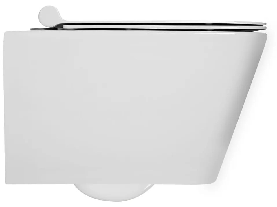 Aplomo Livorno White WC závěsné se sedátkem, rimless