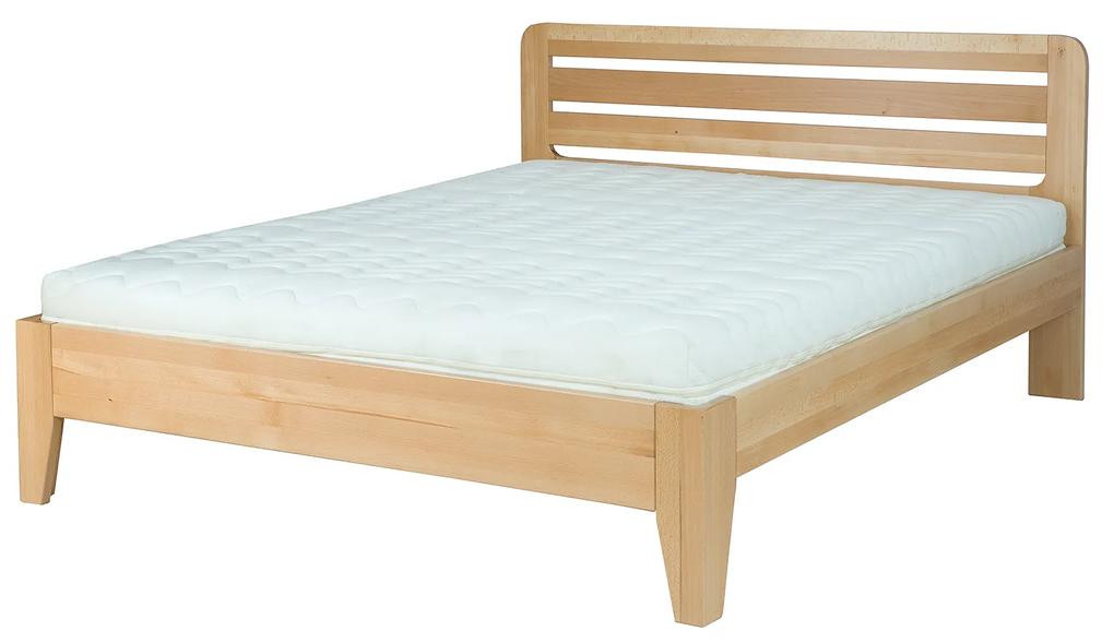 Drewmax LK189 90x200 cm dřevěná postel masiv buk jednolůžko