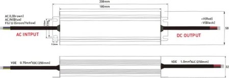 LED napájecí zdroj McLED 24VDC 6,25A 150W ML-732.107.39.1