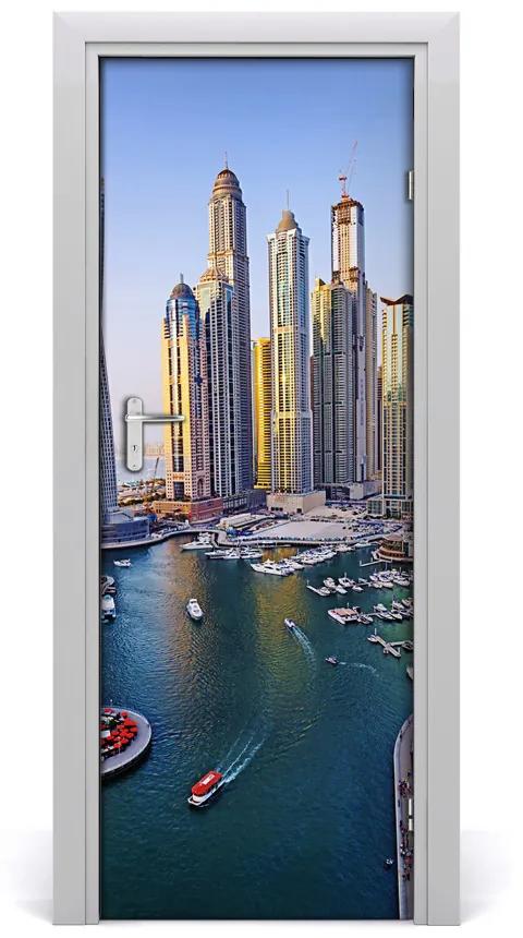 Fototapeta samolepící na dveře Dubaj záliv 75x205 cm