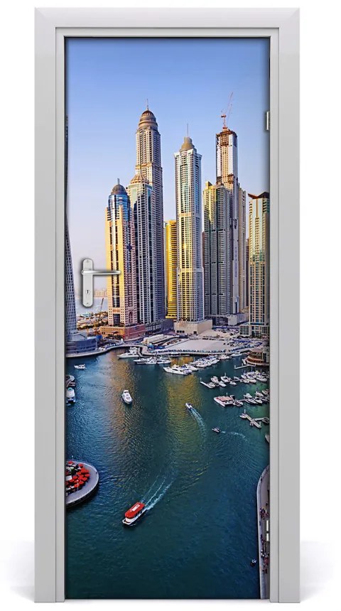 Fototapeta samolepící na dveře Dubaj záliv 95x205 cm