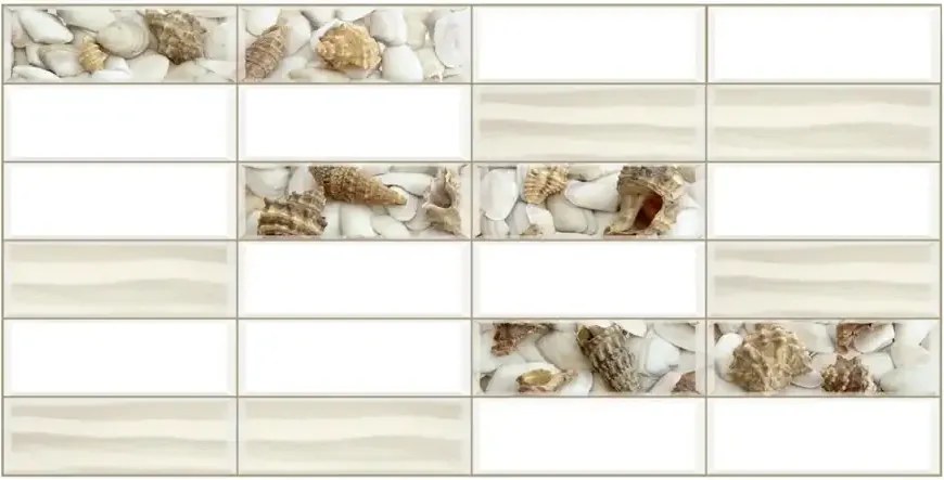 GRACE Obkladový 3D PVC panel 98 x 48 cm - Sand Coast