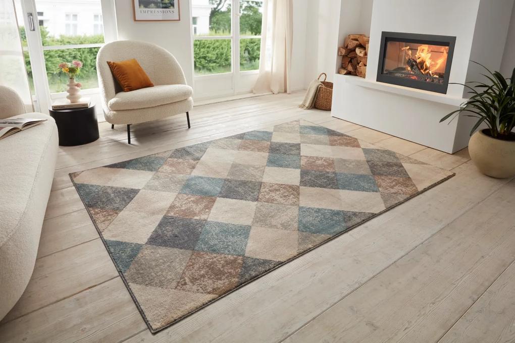 Hanse Home Collection koberce Kusový koberec Terrain 105598 Bakke Cream - 120x170 cm