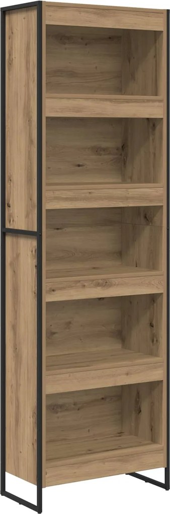 Knihovna 60 x 30 x 189,5 cm Kompozitní dřevo Umělecký dub 3403003