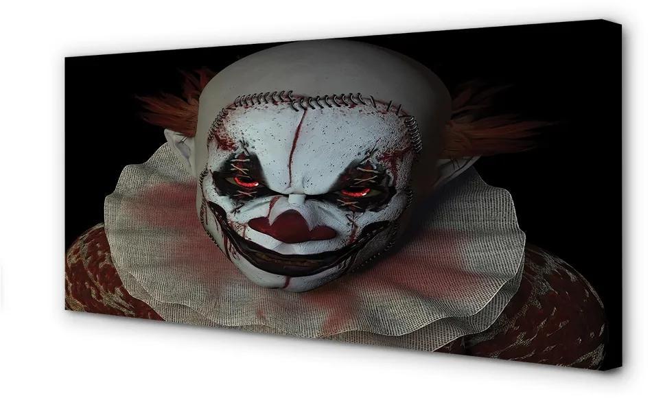 Obrazy na plátně Scary clown 125x50 cm