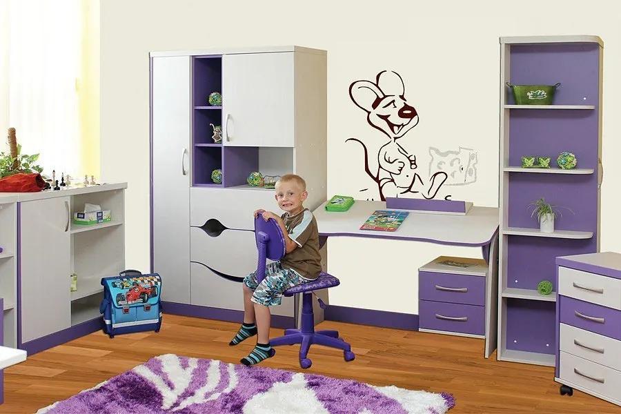 Bradop Dětský psací stůl CASPER C130 univerzální/sklopný | Provedení: CE - Creme