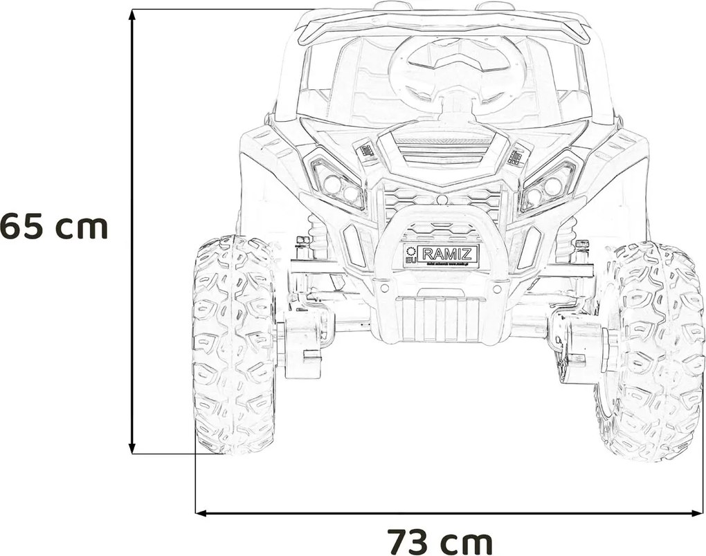 Ramiz Buggy UTV 2000M Racing zelená čtyřkolka