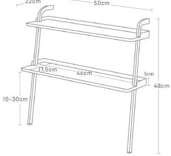 Černý kovový dětský botník Tower – YAMAZAKI
