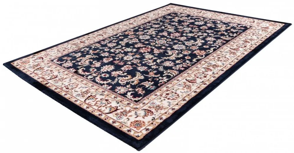 Obsession, Kusový koberec Isfahan 741 navy, 200x290, modrá, kancelář