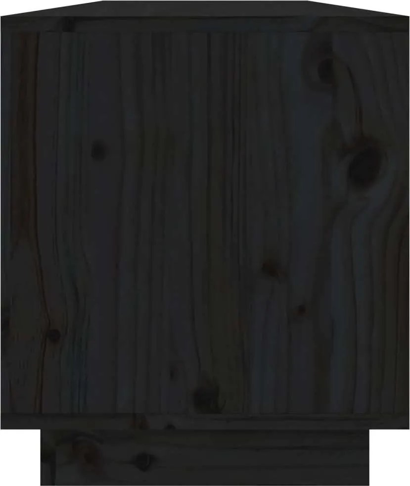 vidaXL TV skříňka 110,5 x 34 x 40 cm masivní borové dřevo [813848] Barva: Šedá