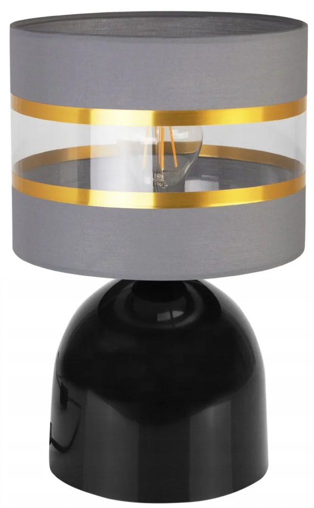 Stolní lampa Elegance, 1x textilní stínítko (výběr ze 6 barev), (výběr ze 2 barev konstrukce), g