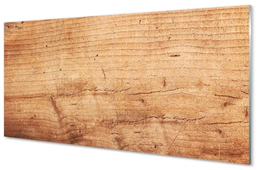 Obraz na skle Dřevo textury obilí 125x50 cm