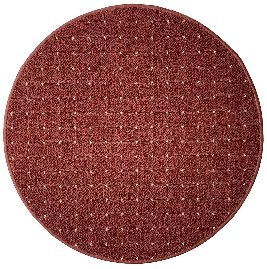 Condor Carpets Kusový koberec Udinese terra kruh - 200x200 (průměr) kruh cm