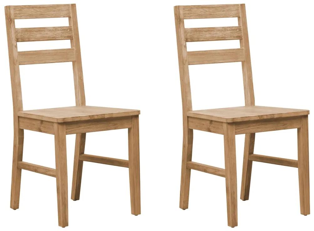 Jídelní židle 2 ks masivní akáciové dřevo,  246005