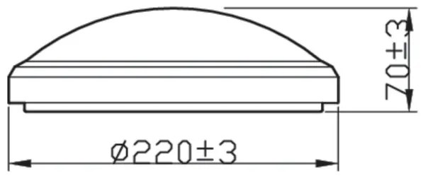 Philips - LED Koupelnové stropní svítidlo DORIS LED/6W/230V 2700K IP54 černá