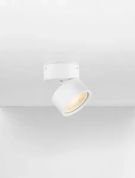 Minimalická bodová svítilna Pull Bílá