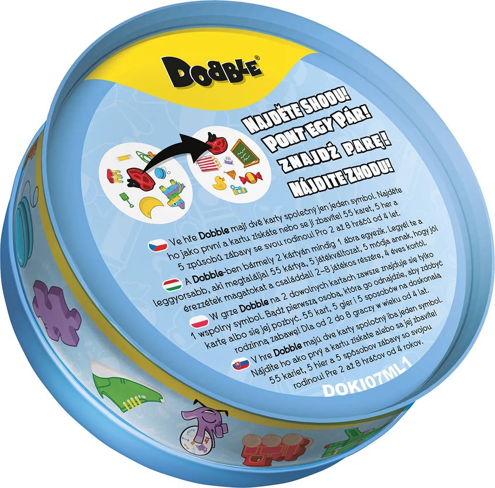 ASMODEE Hra postřehová Dobble Junior CZ *SPOLEČENSKÉ HRY* asdoki07css