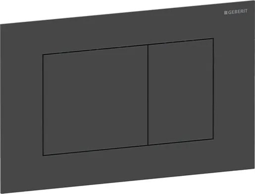 Geberit Sigma40 ovládací tlačítko ocel černá mat 115.629.14.1
