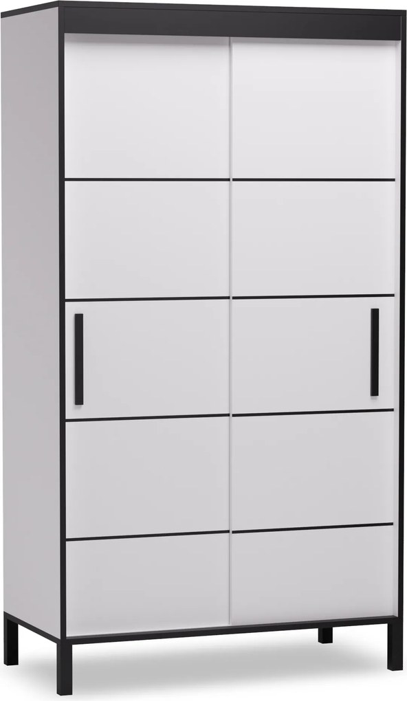 ADRK Furniture Posuvná skříň BELL 120 SW-BLL-120-W