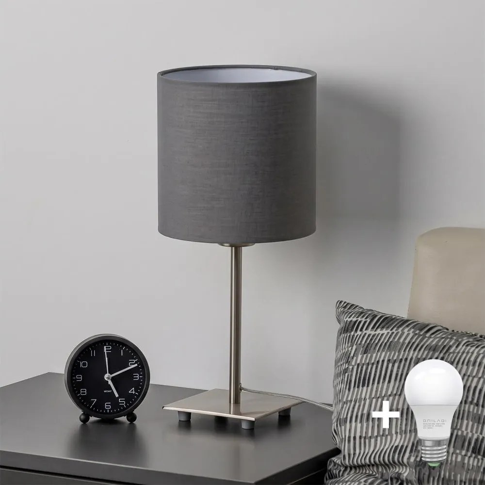 Brilagi - LED Stolní lampa NUBILA 1xE27/60W/230V antracit