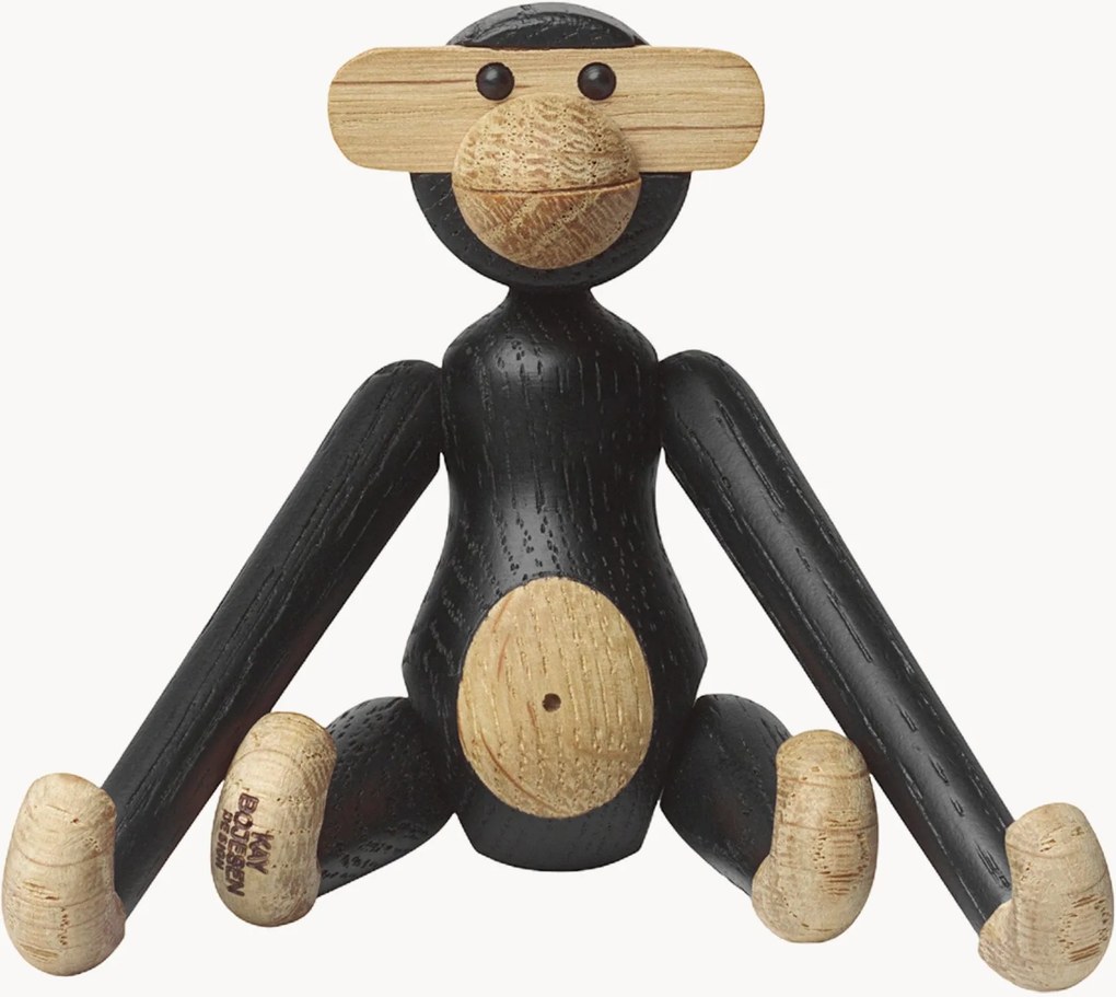 Dekorace z dubového dřeva Monkey Mini
