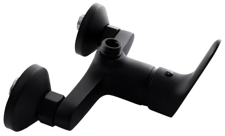 Erga Beso, nástěnná sprchová baterie 150mm, černá matná, ERG-YKA-BW.BESO-BLK