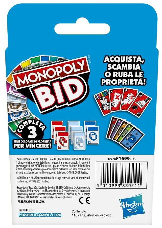 Hasbro Karetní hra Monopoly Bid