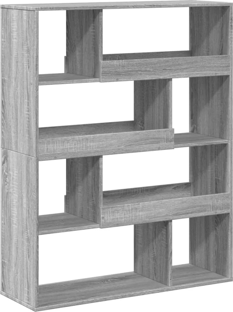Dělicí stěna šedá sonoma 100 x 33 x 125,5 cm kompozitní dřevo 3309488