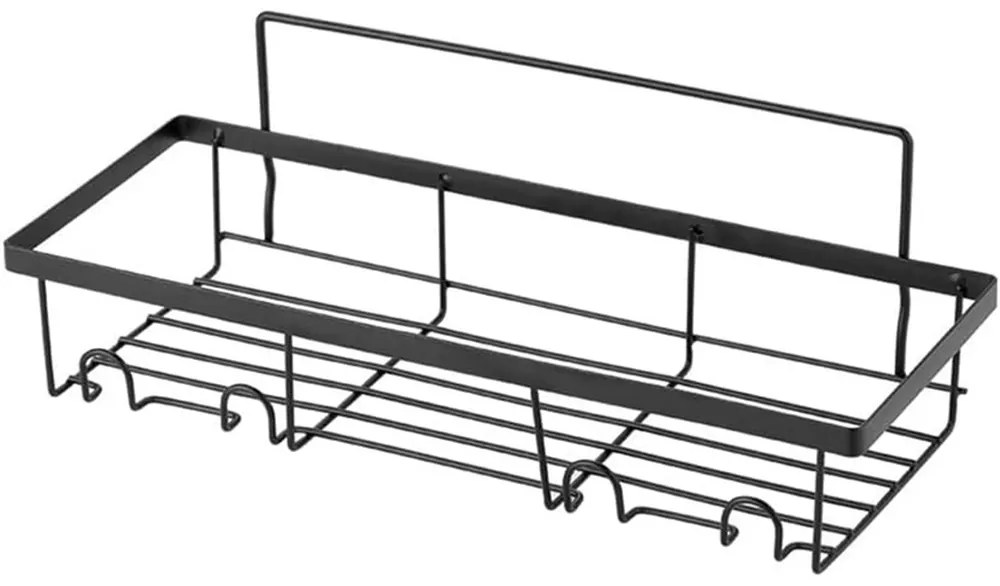 Verk Group Podkrovní koupelnová sprchová polička visící 4x háček