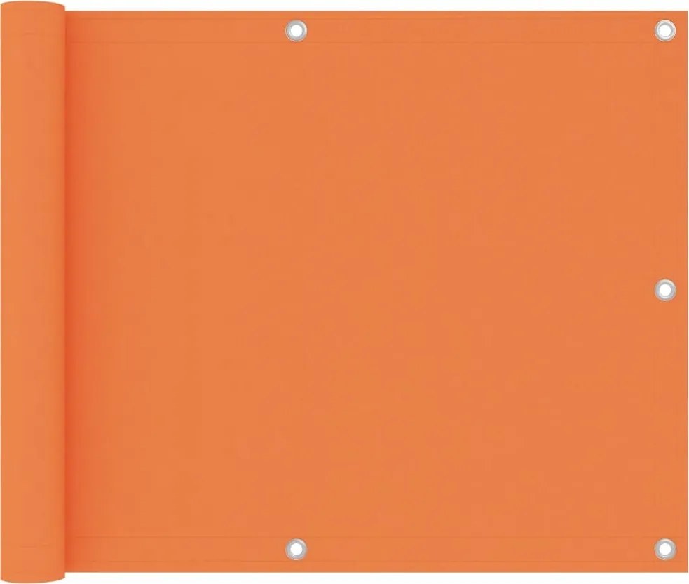 vidaXL Balkónová zástěna 75 x 500 cm oxfordská látka [134866] Barva: Antracitová a bílá