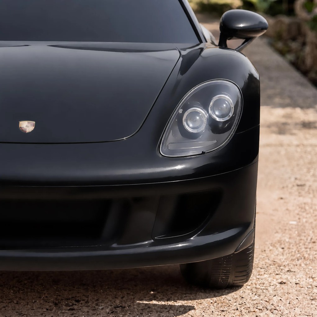 AIYAPLAY dětské elektrické auto Porsche Carrera GT, 10,8 V, černé