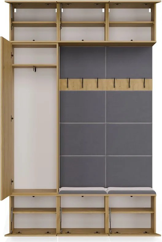 Předsíňová sestava AGA III 1S2V dub artisan