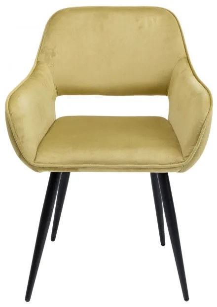 Sada 2 ks Židle s opěrkou San Francisco světle  82 × 58,5 × 61 cm KARE DESIGN