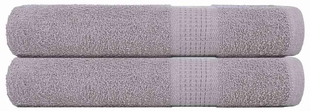 Saunové osušky FROGN 2 ks šedé 80x200 cm 360 g/m² 136839