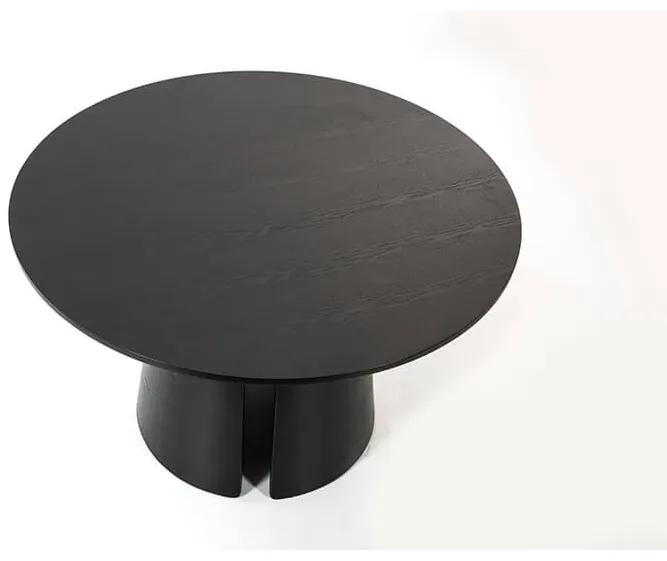 Kulatý jídelní stůl cep černý ø 137 x 75 cm MUZZA