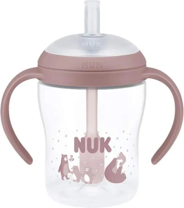 Kojenecká láhev NUK Perfect Match na učení s brčkem BEAR 150 ml