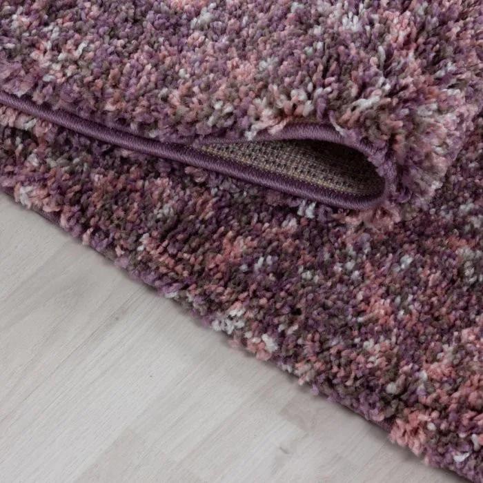 Vopi | Kusový koberec Enjoy shaggy 4500 pink - Kruh 120 cm