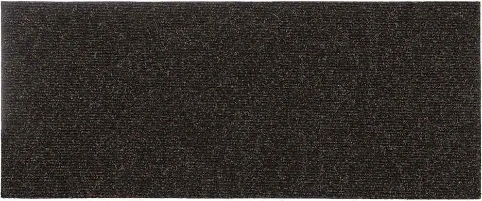 Schodové rohože samolepicí 15 ks 60 x 25 cm tmavě hnědé obdélníkové 326919