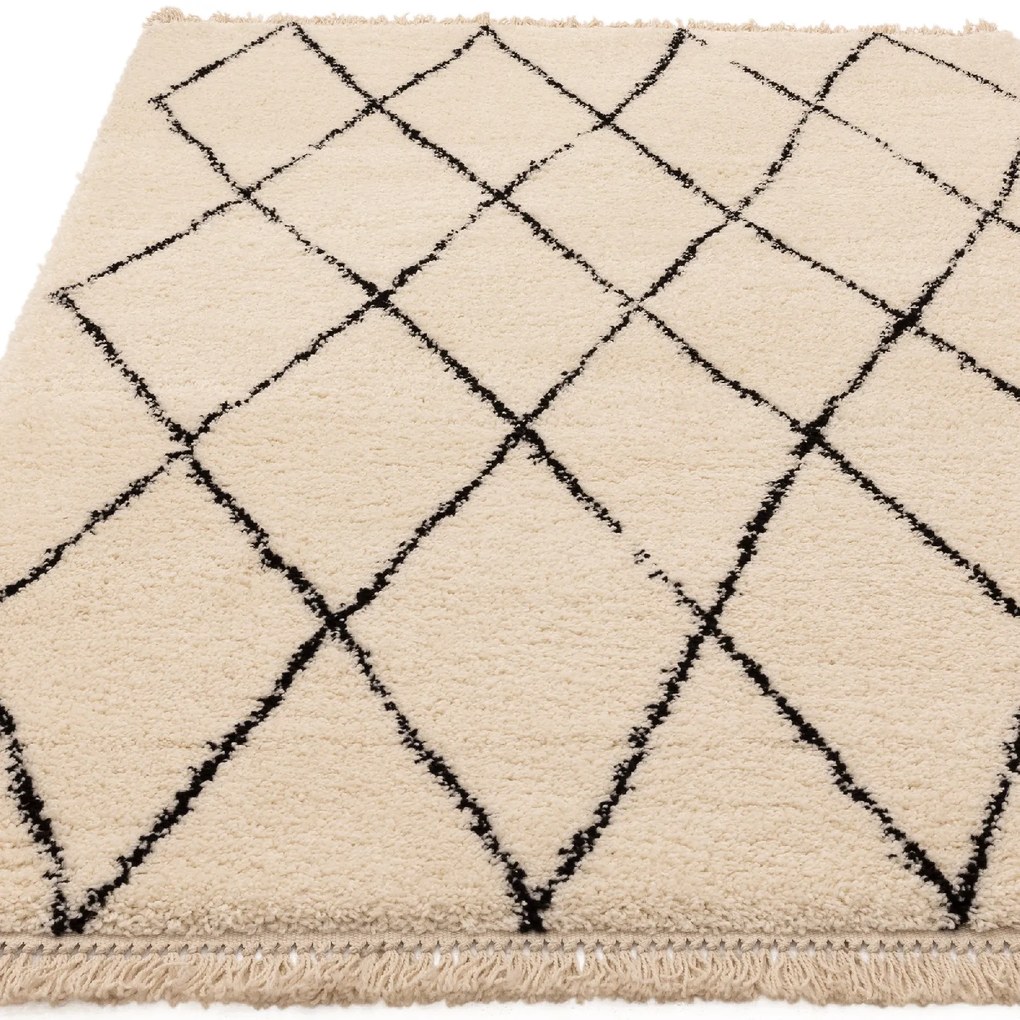 Béžový koberec Lever Cream Diamond Rozměry: 120x170 cm