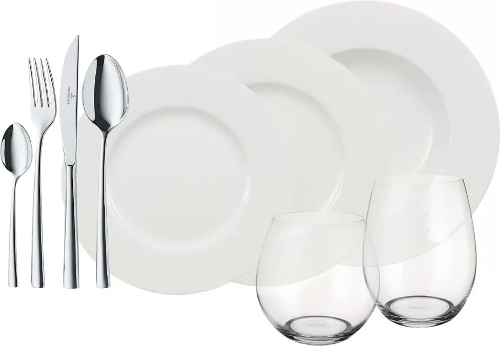 Villeroy&Boch Wonderful World White 4 Friends sada 36tlg.