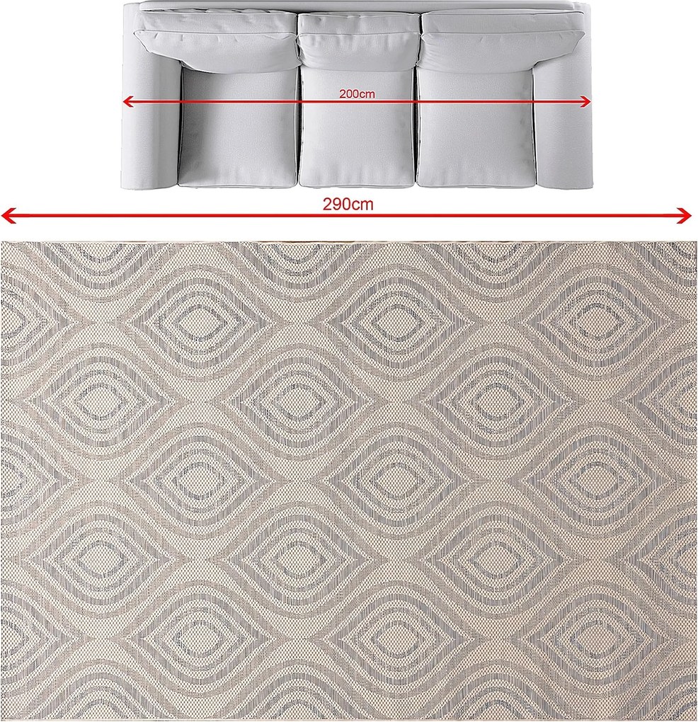 Koberec Breeze beige 200x290cm