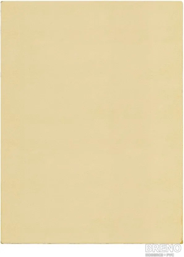 Breno Kusový koberec BUNNY N35 vanilkově žlutý, 160x230 cm, Žlutá