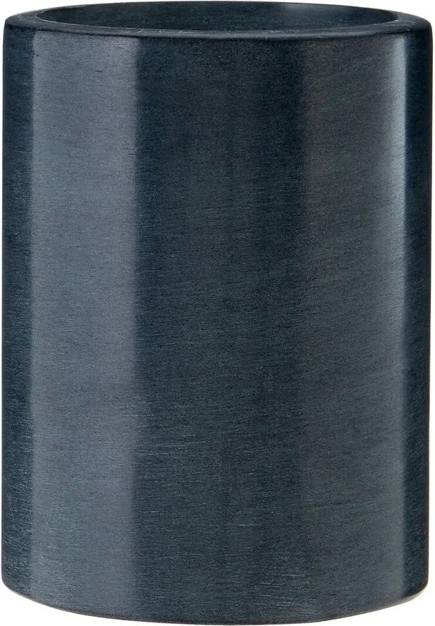 Tmavě šedý kamenný kelímek na zubní kartáčky Kamal – Premier Housewares