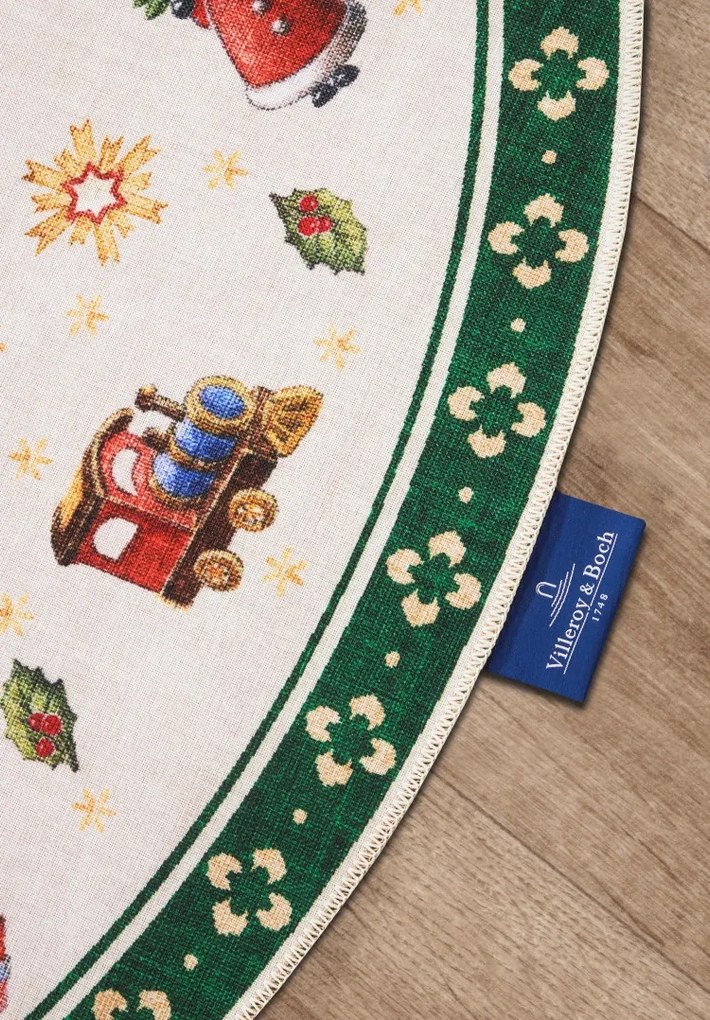 Villeroy & Boch Kusový koberec Toy's delight s potiskem 106193 Green, Multicolor kruh, 150x150 (průměr) kruh, zelená, obývací pokoj