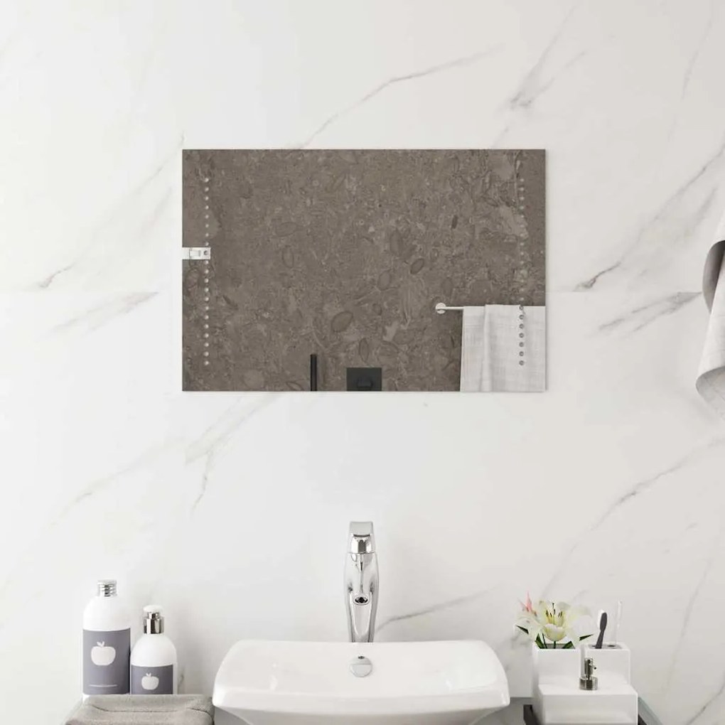 Koupelnové zrcadlo s LED osvětlením 60x40 cm 151725
