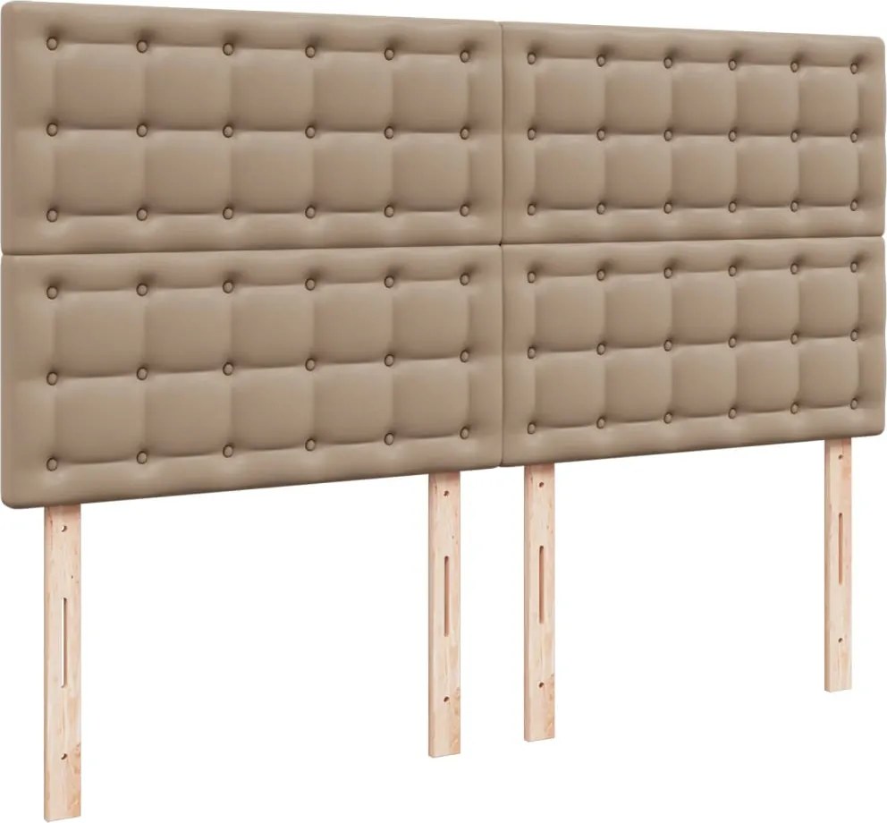 Box spring postel s matrací cappuccino 180 x 200 cm umělá kůže 3293035