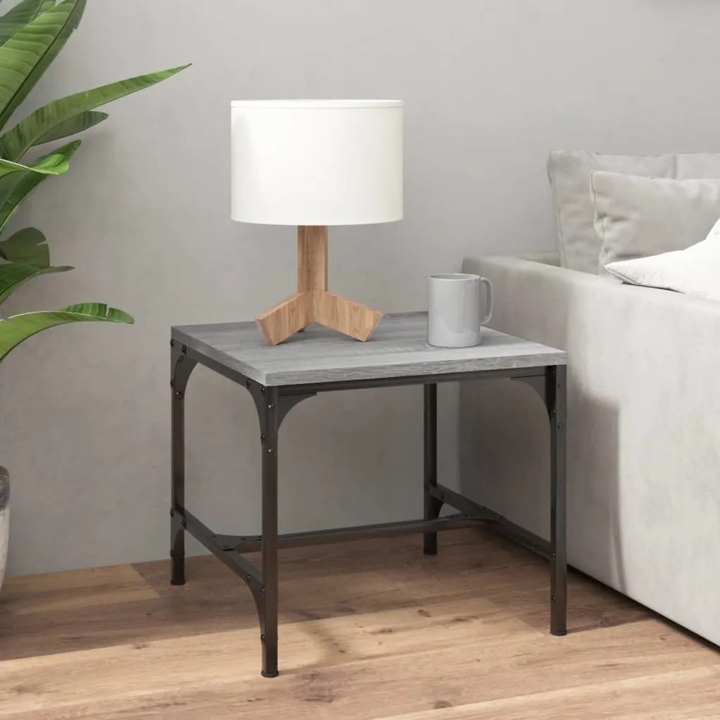 vidaXL Konferenční stolek 50 x 50 x 35 cm kompozitní dřevo [819401] Barva: Černá