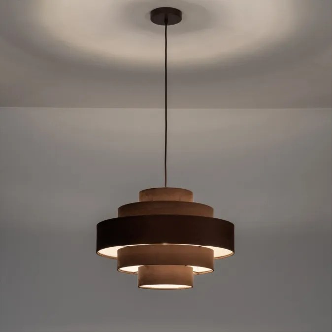 Závěsné svítidlo Madeira X Coffe Satin Brown
