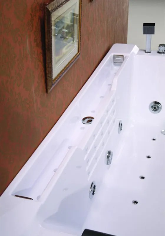 Terra Hydromasážní vířivá vana Fenix 606BH 180x120 s ohřevem vody, levá